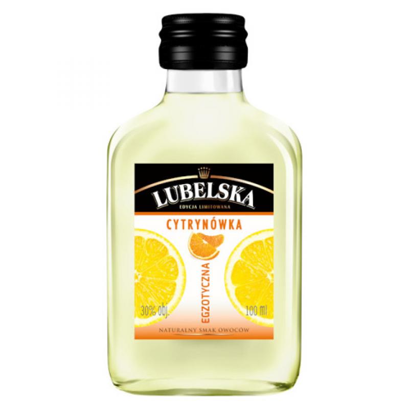 WÓDKA LUBELSKA CYTRYNÓWKA 0,1L 30% | alkohol online, sklep internetowy ...