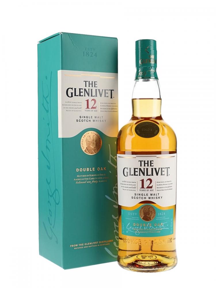 WHISKY GLENLIVET 12YO SINGLE MALT 0,7L 40% | Cena, szkocka whiskey sklep online