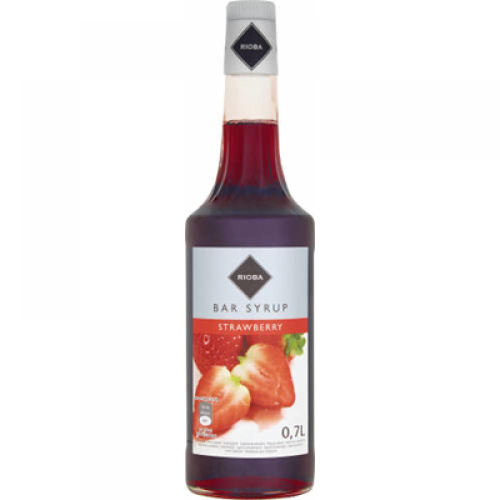 SYROP RIOBA STRAWBERRY 0,7L | Cena, sklep online, syropy barmańskie