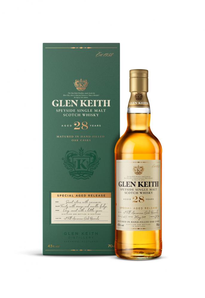 Whisky Glen Keith 28YO 43% 0,7l | Cena, sklep online