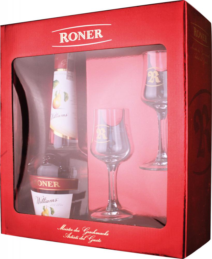 Brandy Roner Willams Gruszka 0,7l 38% + 2 kieliszki | alkoholeswiata24 ...
