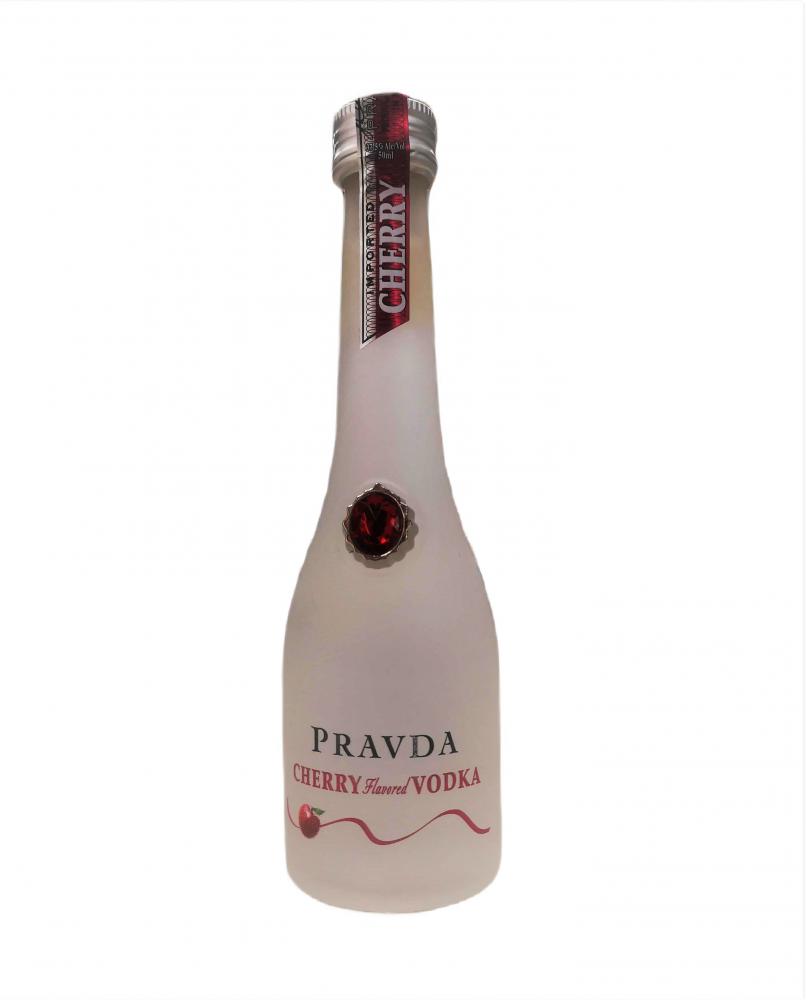 Wódka Pravda Cherry 0,05l miniaturka 37,5% | alkoholeswiata24 | cena