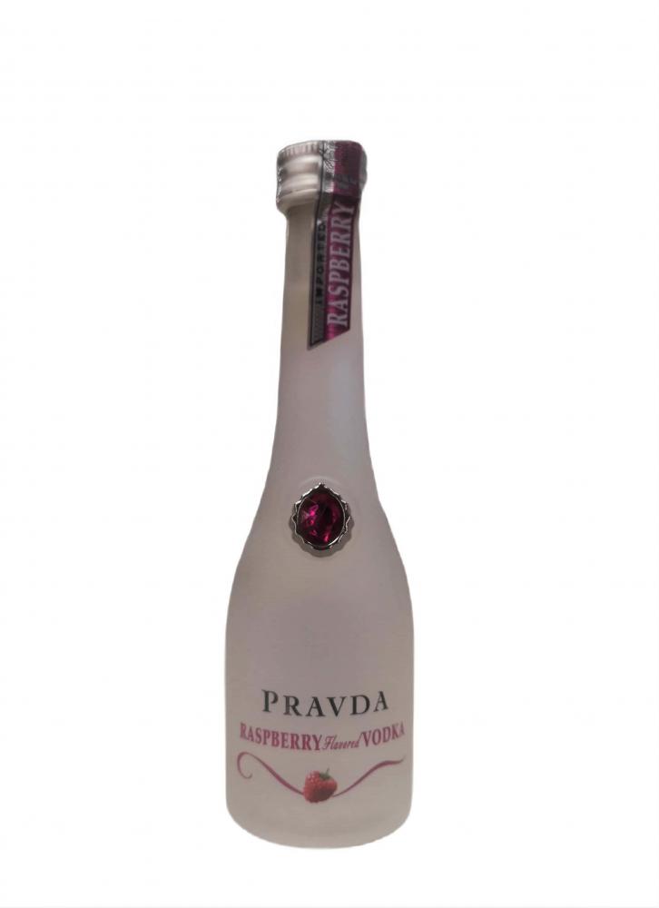 Wódka Pravda Raspberry miniaturka 0,05l 37,5% | alkoholeswiata24