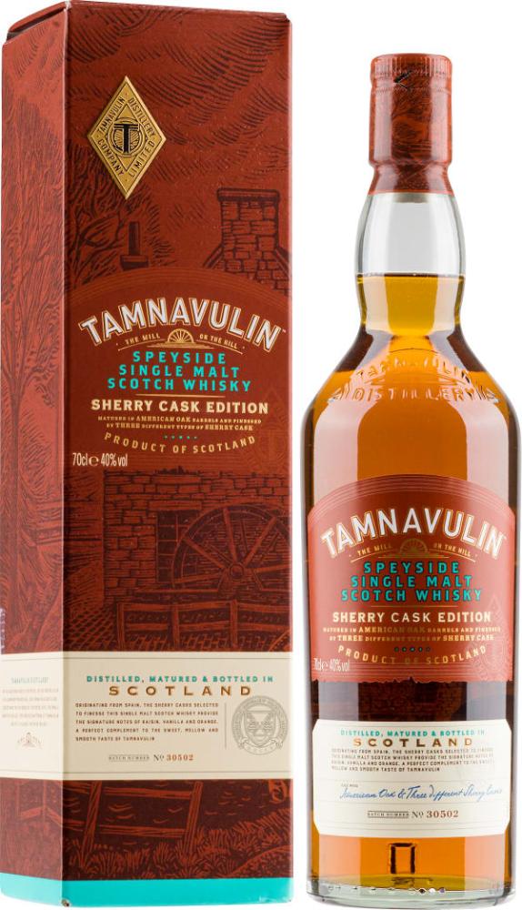 Whisky Tamnavulin Speyside Single Malt Sherry Cask 0,7l 40% ... Whisky Tamnavulin Speyside Single Malt Sherry Cask 0,7l 40% ...
