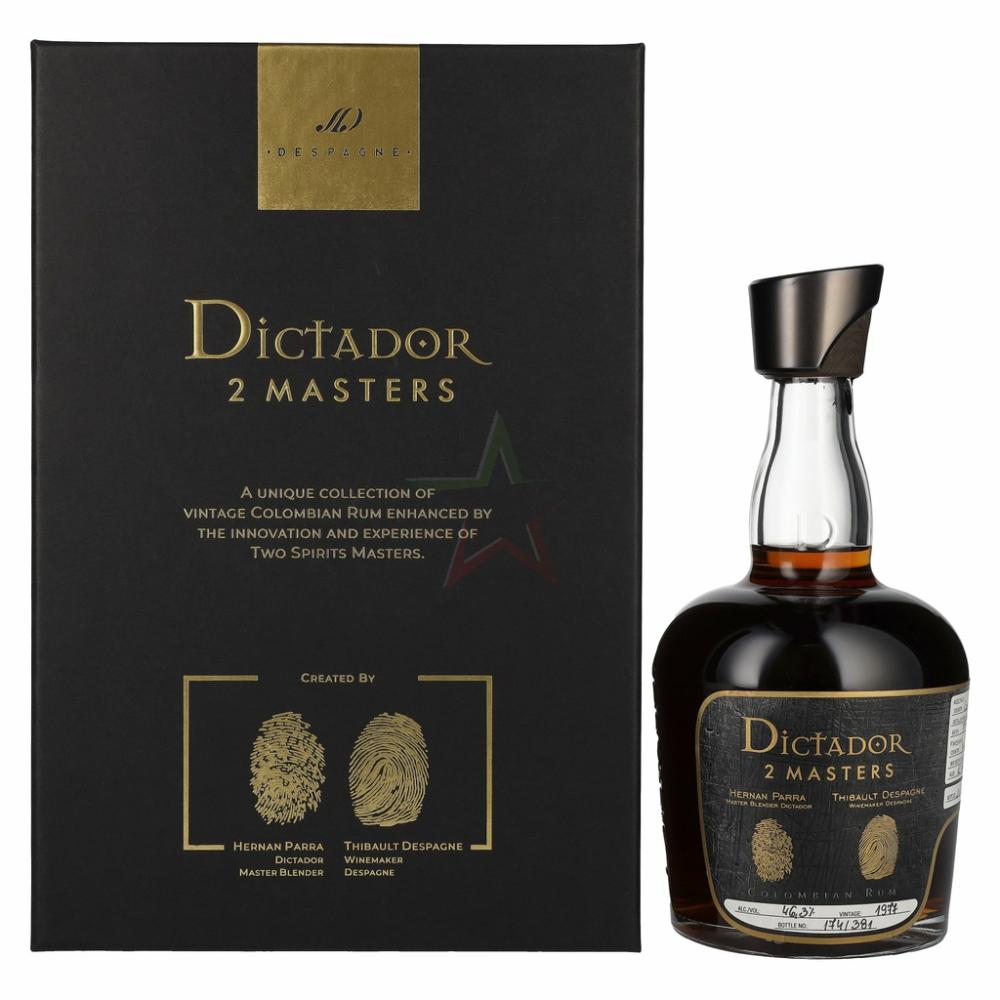 Rum Dictador 2 Masters Despagne 1977 no. 293/381 0,7l 46,3% | online