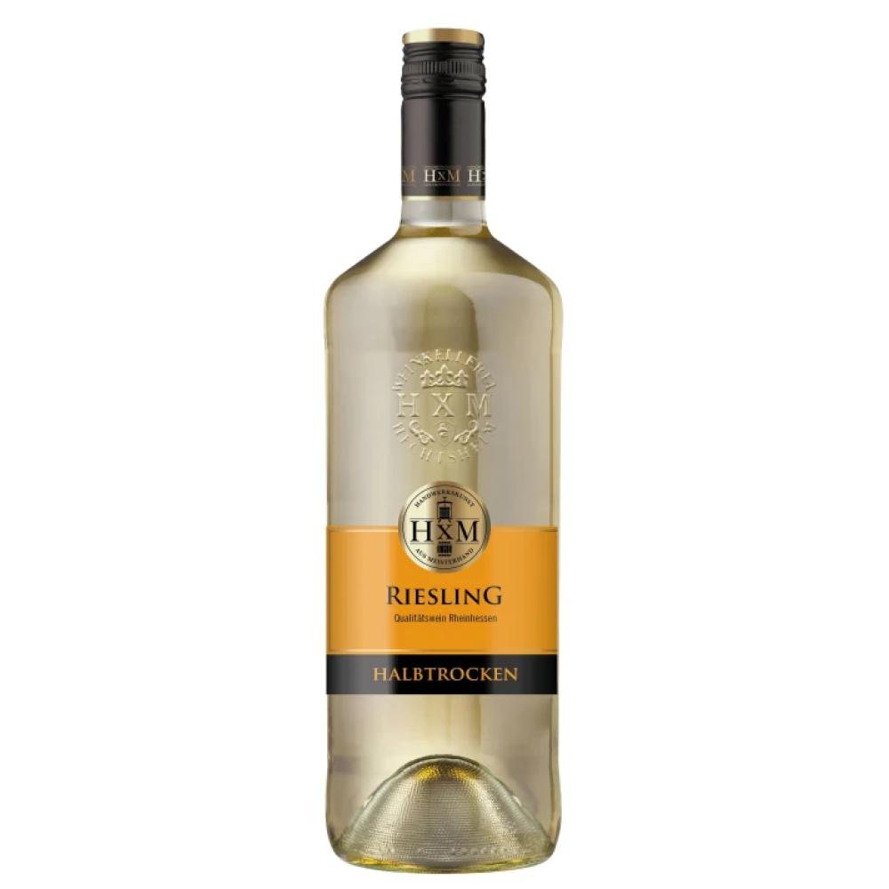 Wino niemieckie HXM Riesling Halbtrocken białe, półwytrawne 0,75l | online