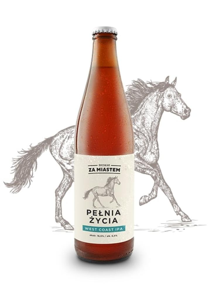 Piwo Pełnia Życia West Coast IPA Za Miastem 0,5l 6,5% | online | cena