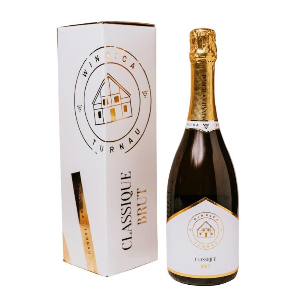 Wino musujące Turnau Classique Brut białe, wytrawne 0,75l 11%